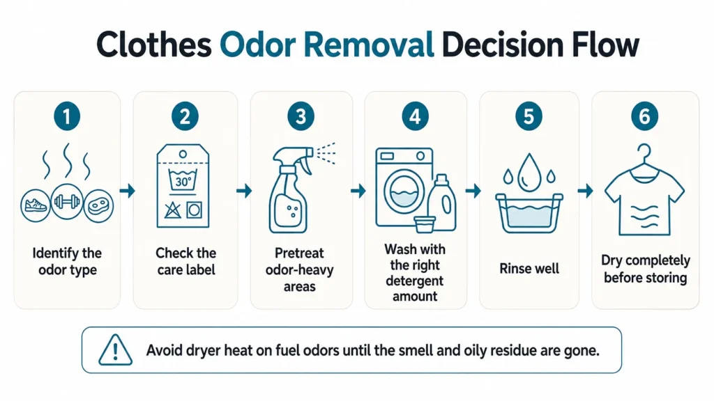 Remove Smell From Clothes Without Washing